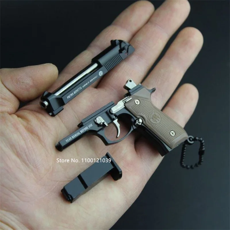 Metal Pistol Gun Miniature Model 1:3 Beretta 92f Glock 17 Colt 1911 ...