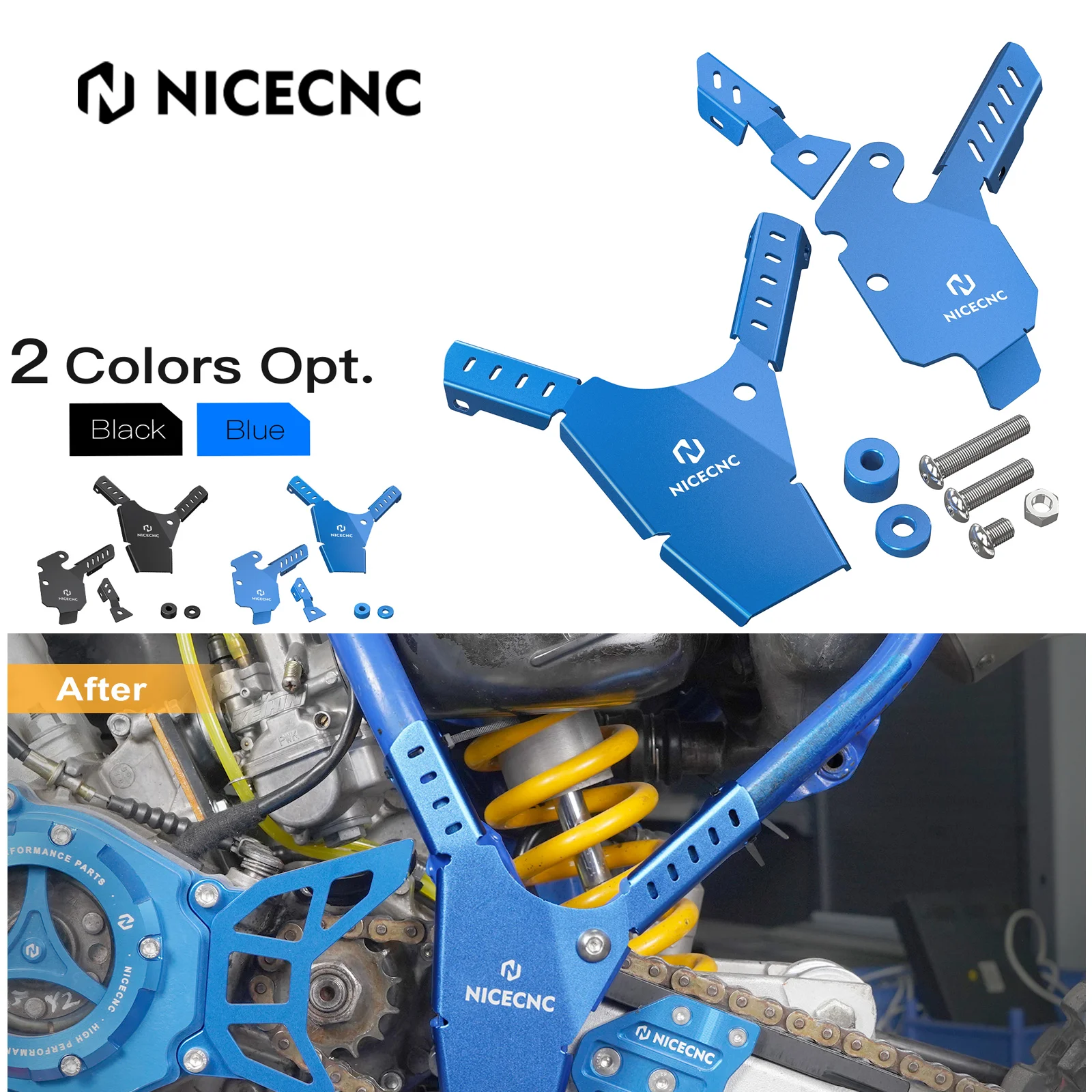 Motorcycle-Frame-Guards-Covers-For-Yamaha-YZ-85-YZ85-2002-2021-2020 ...