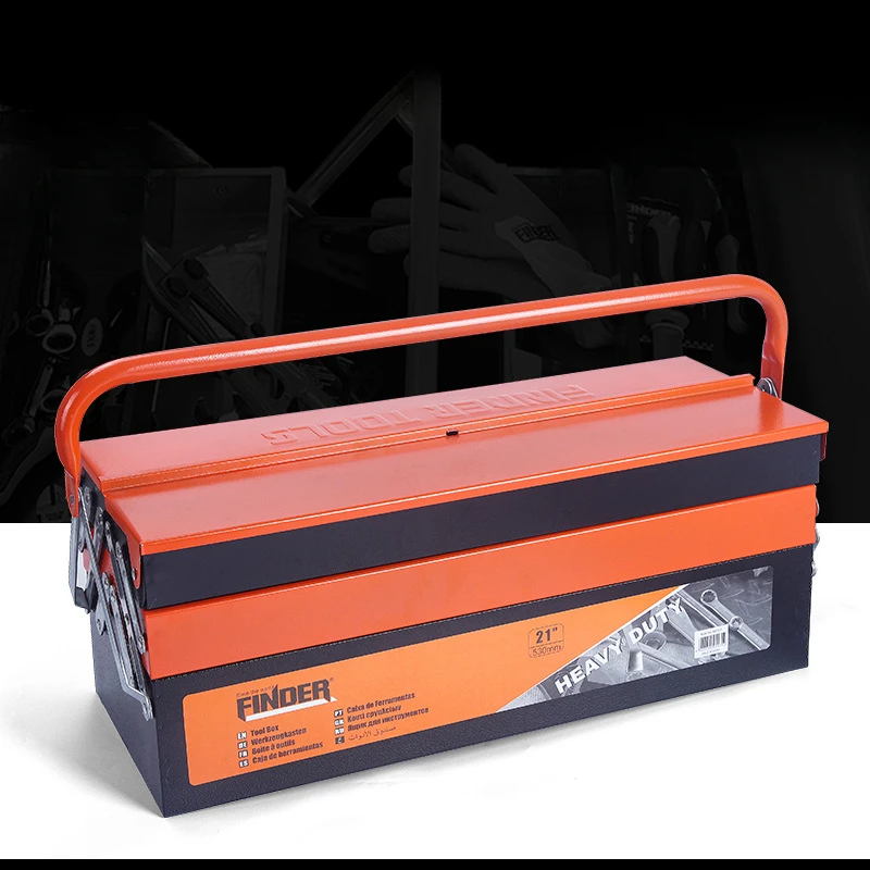 Profissional-Tr-s-Camadas-Tool-Box-Ferro-Tool-Box-prova-de-choque-para ...