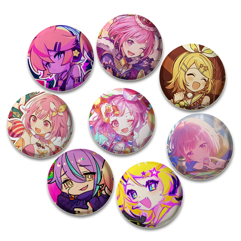Fashion-Lover-Jewelry-Brooches-Project-SEKAI-Soft-Button-Pins-Clothes ...