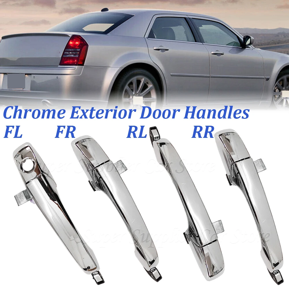 Poignée de porte extérieure avant et arrière, 1 pièce, pour Chrysler ...