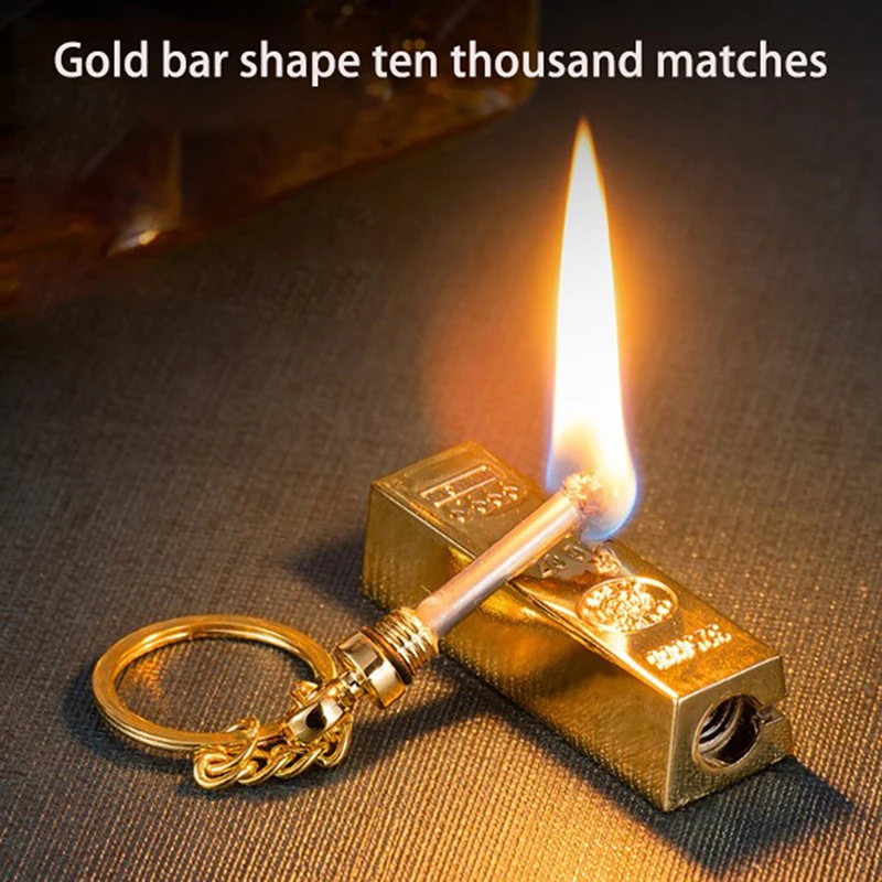 Multifunctional Gold Bars Permanent Kerosene Lighter Waterproof ...