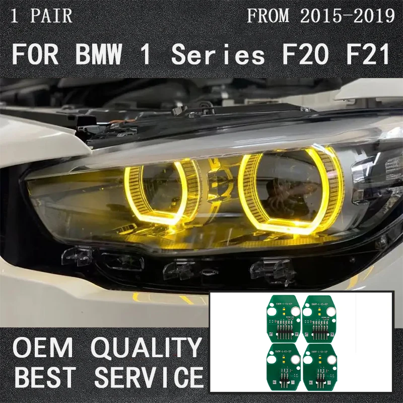 CSL-Yellow-DRL-Headlight-LED-Module-Set-For-BMW-1series-F20-F21-Turning ...