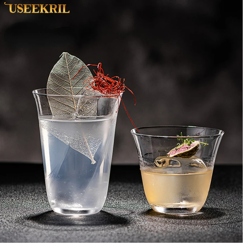 Creative Lightweight Cocktail Glass Classical Whiskey Glass Kung Fu ...