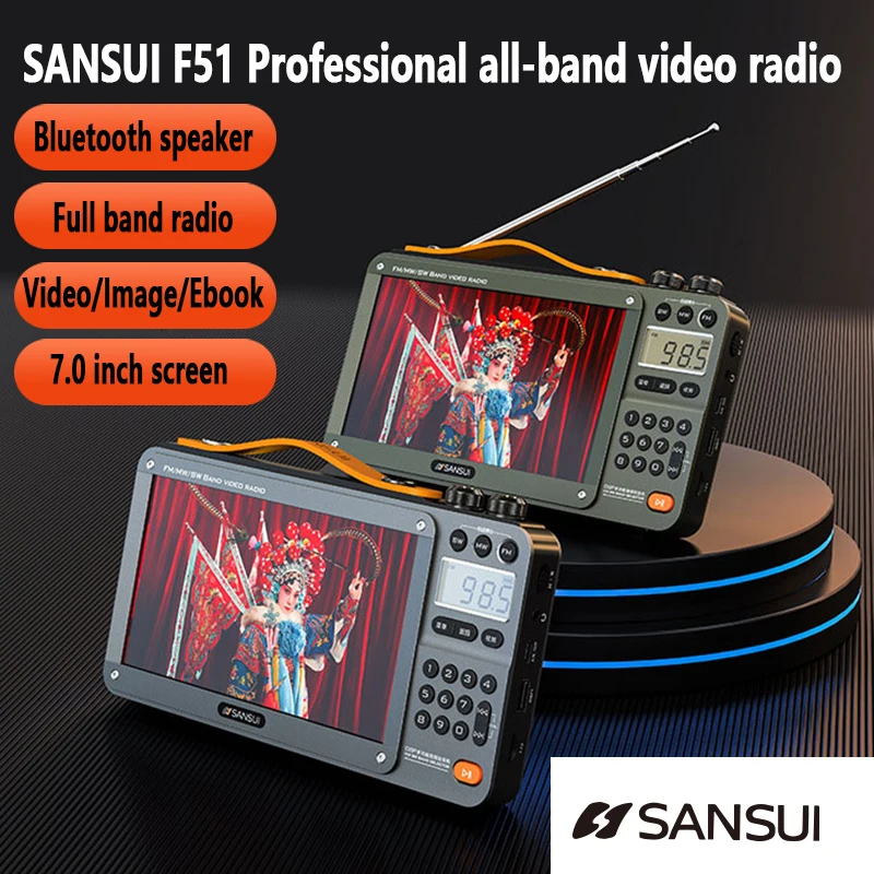 Portable-Retro-Radio-FM-MW-SW-Radio-Receiver-7-0inch-Screen-Video-Music ...