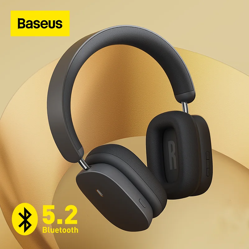 Baseus H1 Anc Bluetooth 5.2 Headsets Wireless Headphones, 40db Active ...