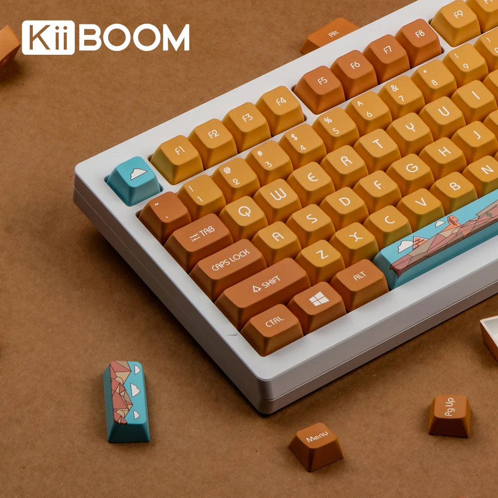 KiiBOOM The Fantasy of Egypt Keycaps Set 142 Keys MDA Profile Dye ...