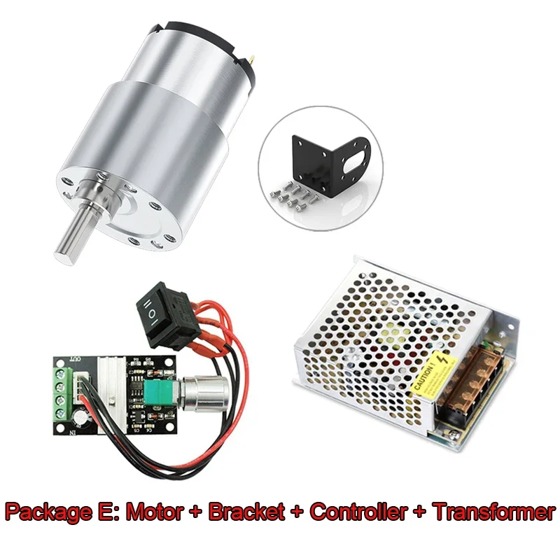 JGB37-520-DC-6V-12V-24V-Micro-Gear-Reducer-Motor-7RPM-960RPM-1-93Kg-cm ...