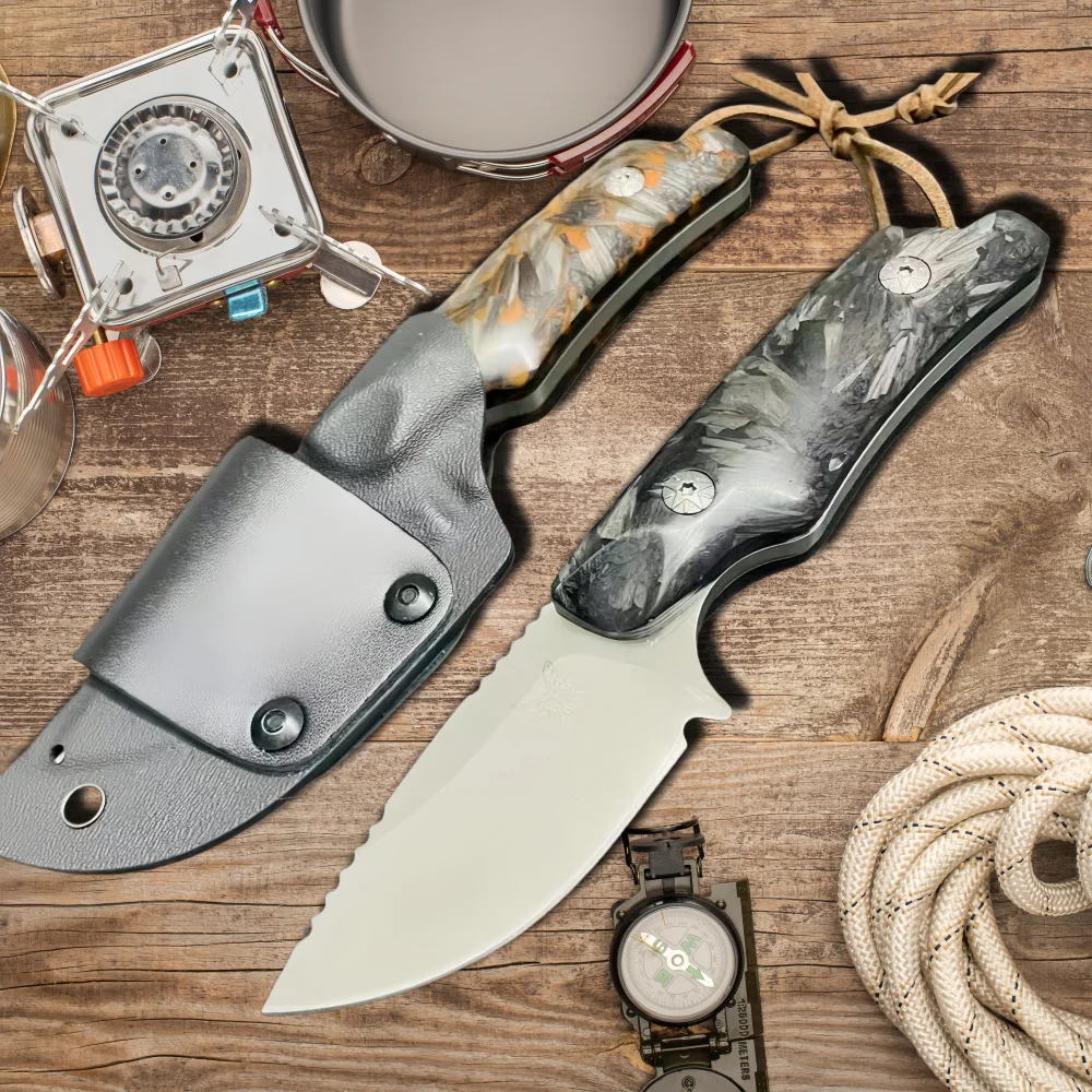 D2-Outdoor-Knife-One-piece-Steel-High-Hardness-And-Sharpness-Portable ...