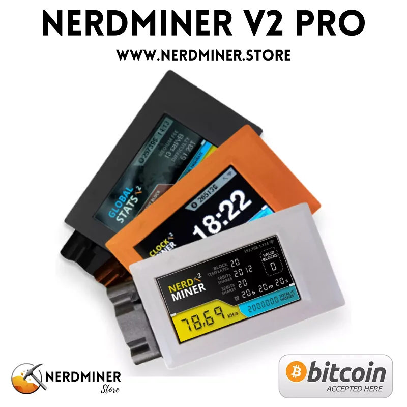 New-Nerd-Miner-V2-Pro-Bitcoin-Solo-Lottery-Miner-Mining-Colored-Crypto ...