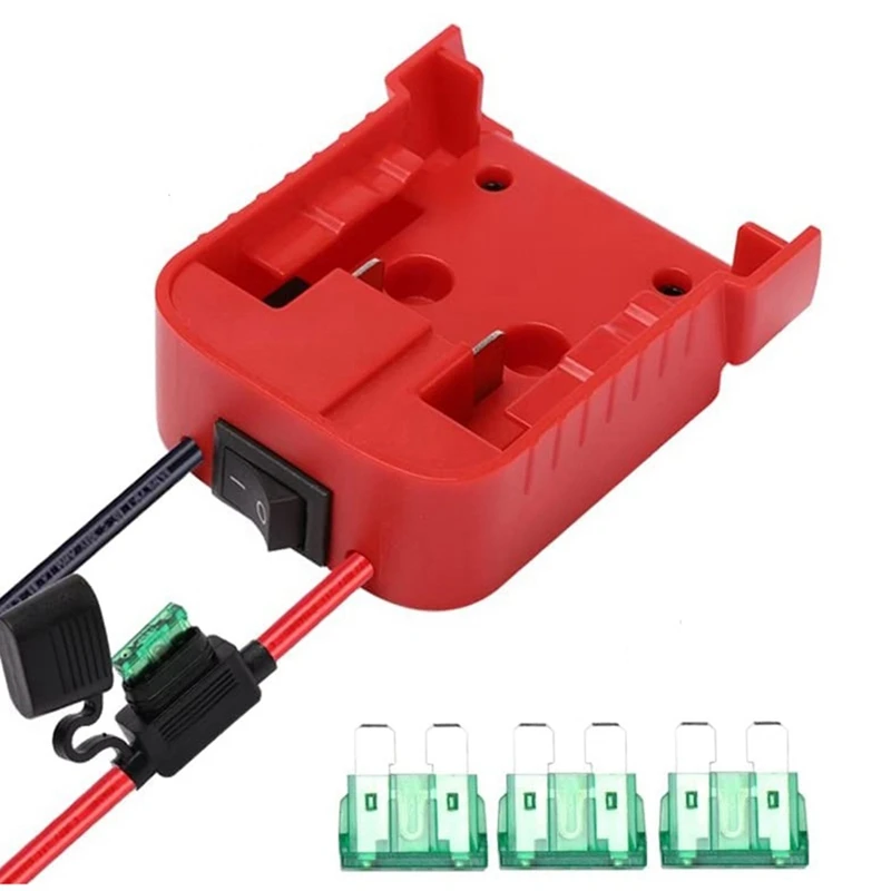 Battery Adapter With Fuse Built In Switch 30A Fuses Set Power Wheel ...