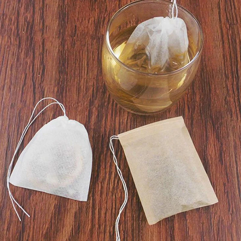 100Pcs-Lot-Tea-Bag-Filter-Paper-Bags-Empty-Drawstring-Teabag-for-Herb ...