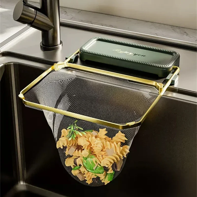 Sink-Filter-Rack-Kitchen-Sink-Disposable-Filter-Mesh-Bag-Drain-Food ...