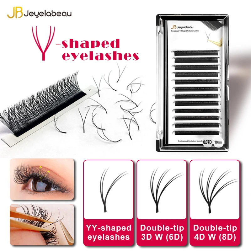 JB-Jeyelabeau-Natural-YY-Shape-Eyelash-Eyelashes-Extension-Faux-Cils ...