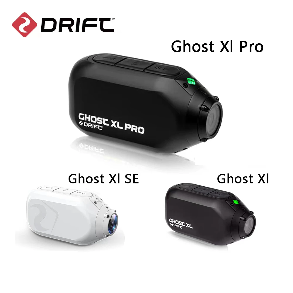 Drift Ghost X XL Pro 액션 카메라, 4K 방수 클론 모드 라이브 스트리밍 자전거 오토바이 헬멧 안정화 스포츠 ...