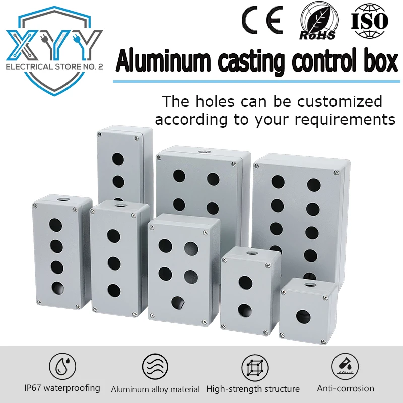 IP67 waterproof and explosion-proof junction box with an opening ...
