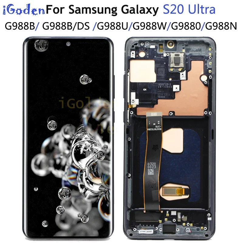 OLED-quality-For-Samsung-Galaxy-S20-Ultra-Lcd-G988-G988F-G988B-DS ...