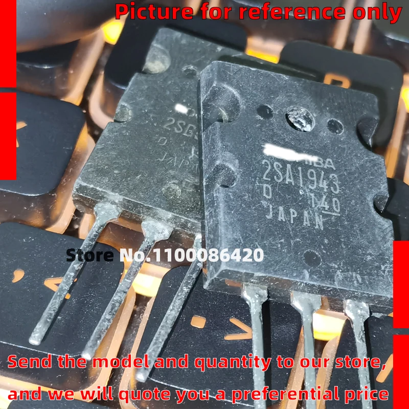 Original 4PCS( 2PCS A1943+ 2PCS C5200 ) 2SA1943 2SC5200 TTA1943 TTC5200 +Protective pad TO 3P ...