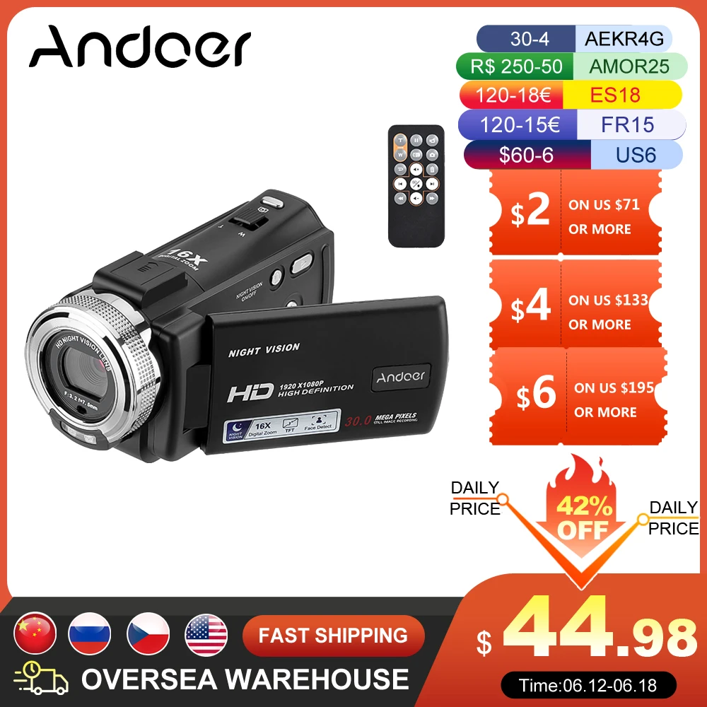 Camcorders Night Vision | Digital Video Camera | Recording Camcorder ...