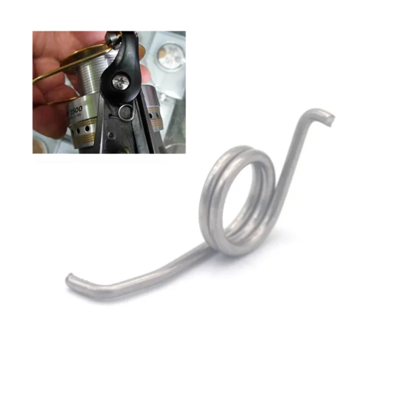 4PCS Stainless Steel Fishing Rod Drop Wheel Drum Wheel Spring Fishing ...