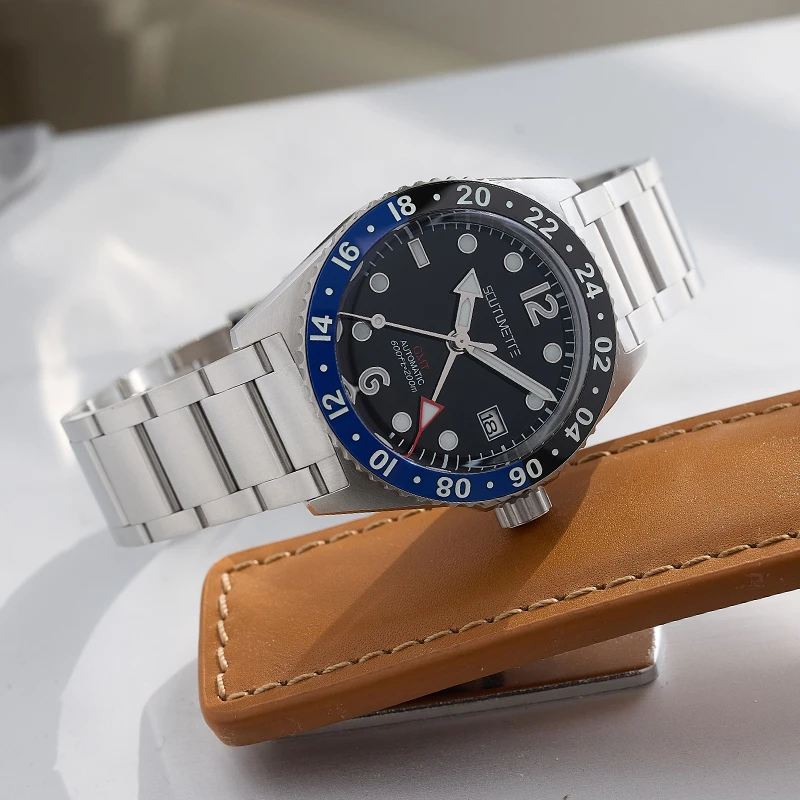 1969-Homage-GMT-Sports-Watches-Enamel-Dial-NH34-Automatic-Luminous ...