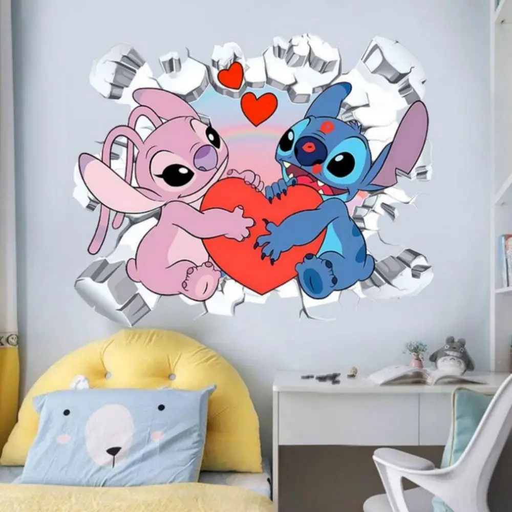 Pegatinas-de-pared-de-Lilo-Stitch-de-dibujos-animados-v-vidos-para ...