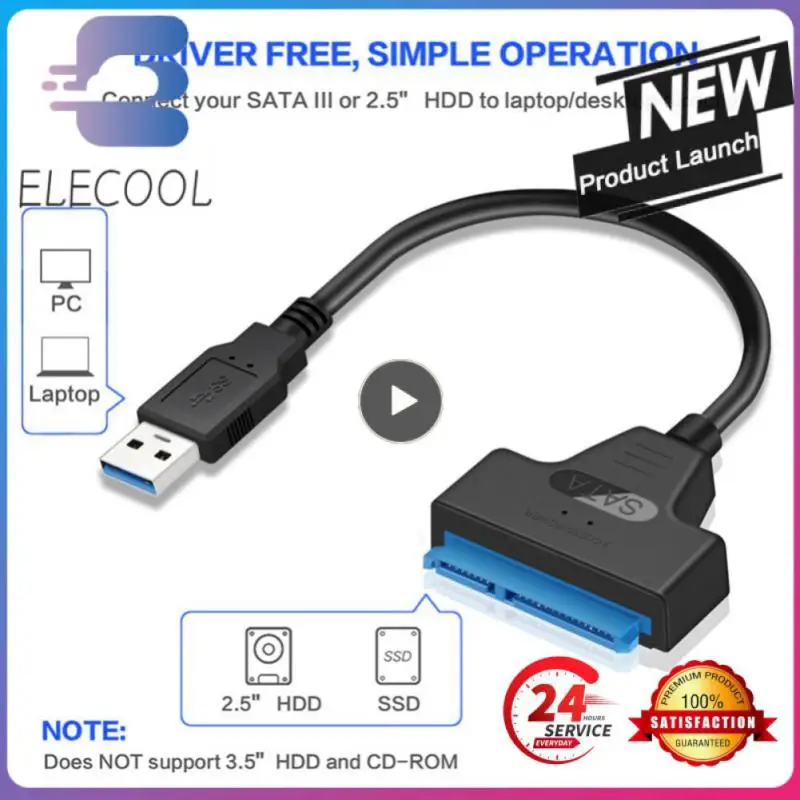 1-10PCS-Adapter-Cable-Support-Usb-Easy-Drive-Cable-Usb3-0-2-0-To-Sata ...