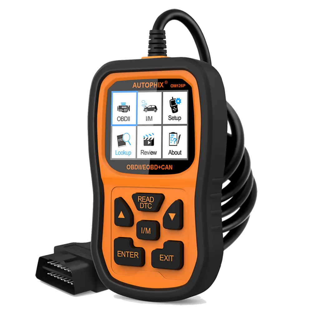 Autophix escáner OBD2 OM126P, lector de código profesional, EOBD, JOBD ...