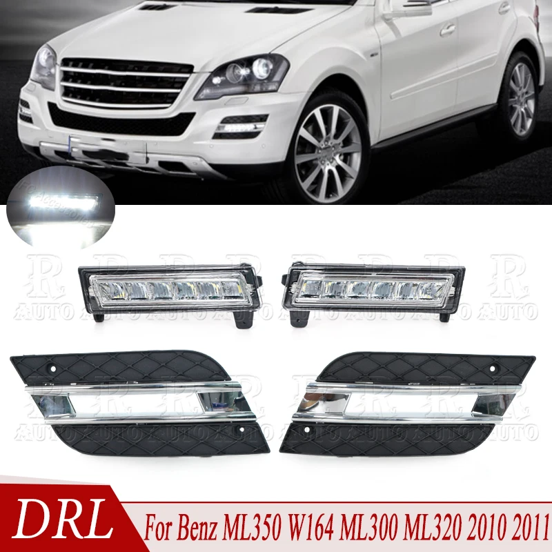 For-Benz-ML350-W164-ML300-ML320-2010-2011-Daytime-Running-Light-Car ...