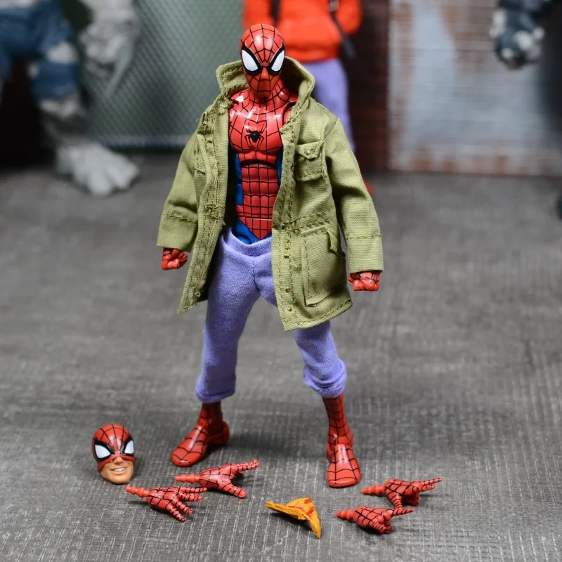 Marvel-6-Action-Figure-Classic-Spider-Man-Red-Blue-Spiderman-Peter ...