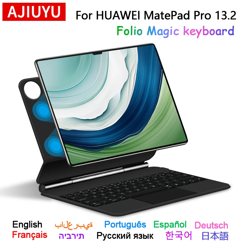 AJIUYU-Backlight-Touchpad-Magic-Keyboard-For-HUAWEI-MatePad-Pro-13-2 ...