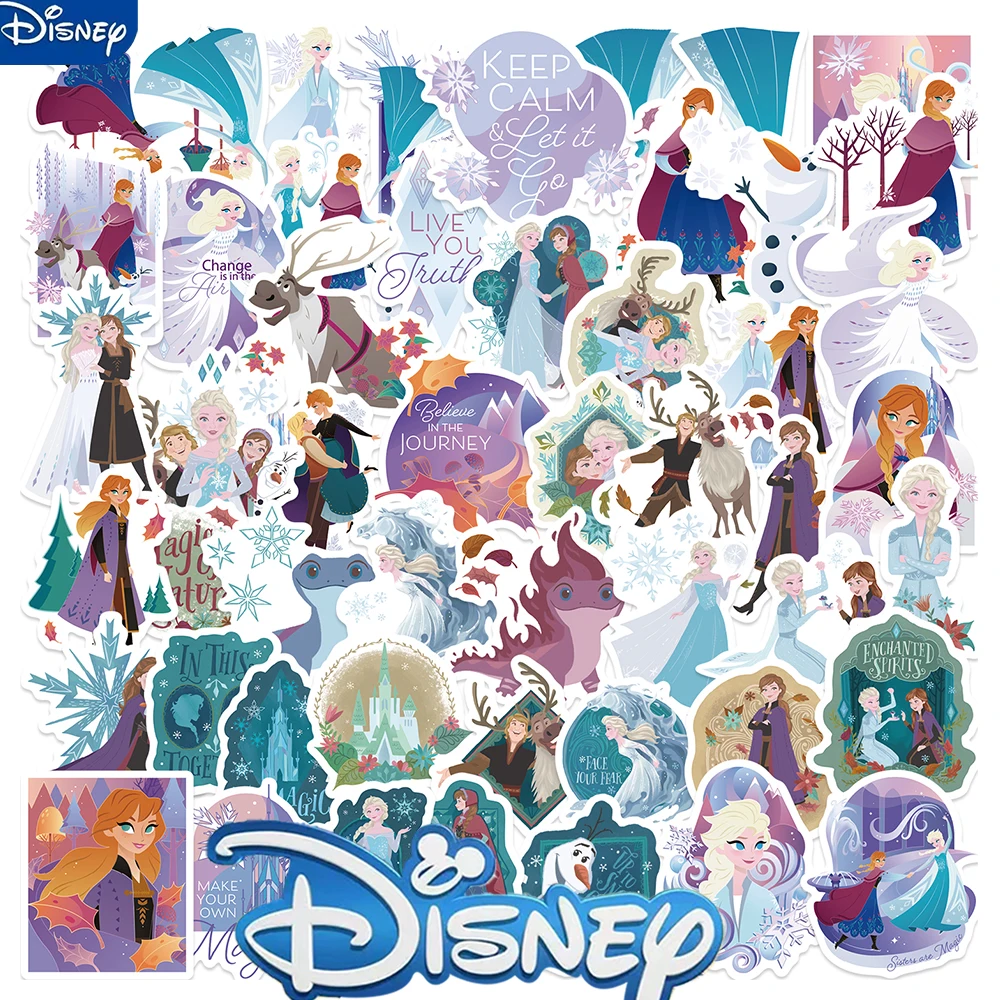 50pcs-Kawaii-Disney-Frozen-Anime-Stickers-Cute-Anna-Elsa-Cartoon ...