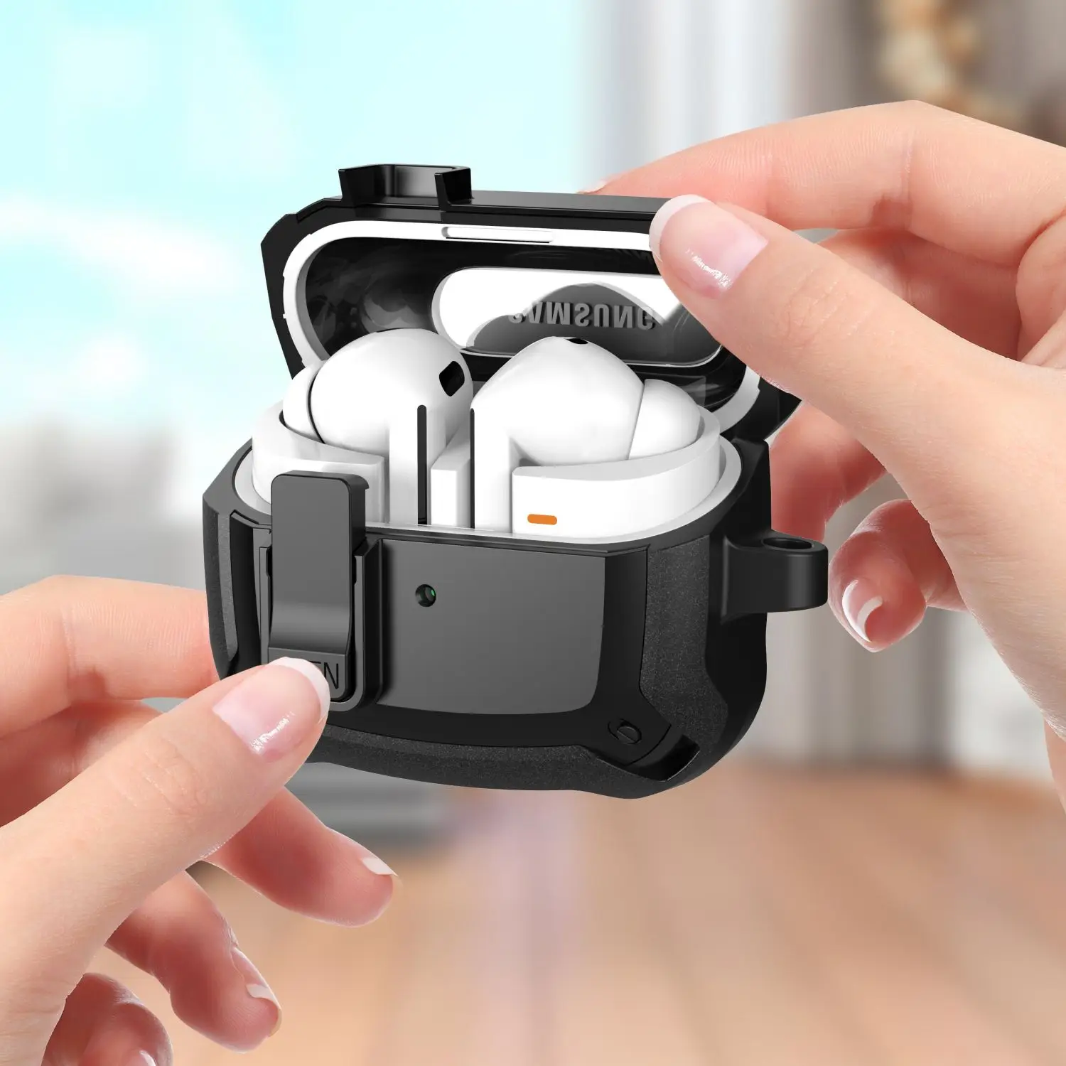 Secuer-Lock-Cover-For-Samsung-Galaxy-Buds-3-Pro-Buds3-Pro-Case ...