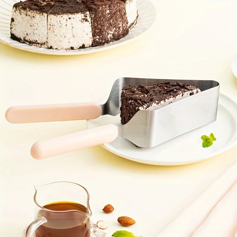 1-Pack 26.5×12×5cm Triangle Cake Cutter Clip - Stainless Steel Dual ...