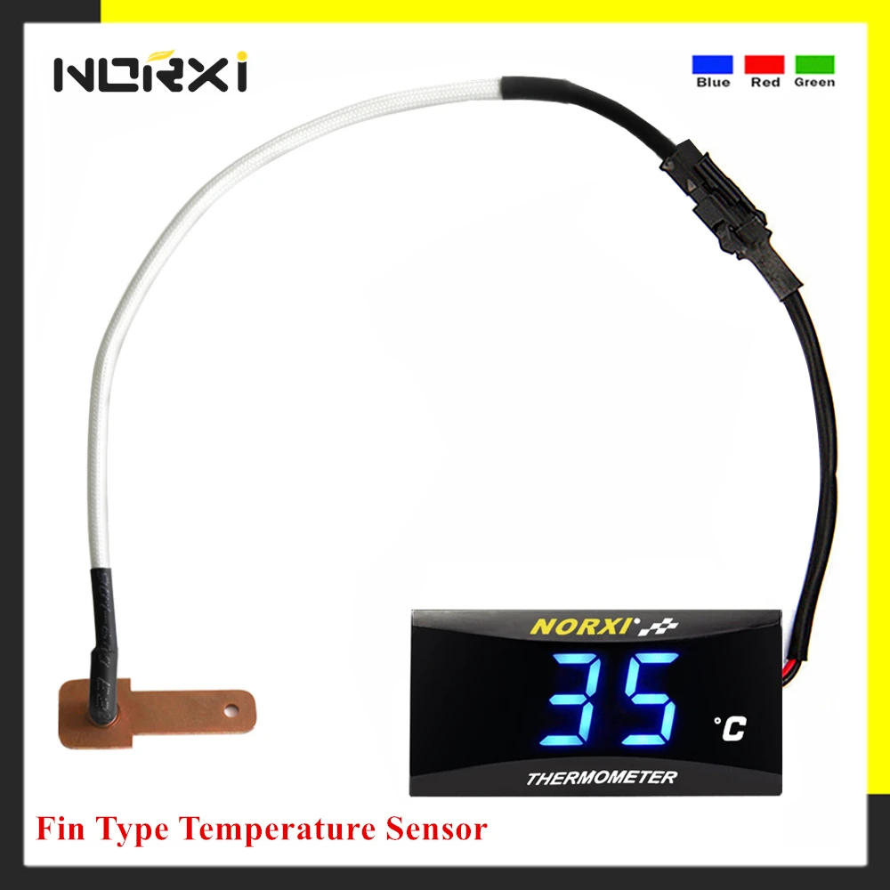 Motorcycle-Fin-Type-Temperature-Sensor-Mini-Meter-For-XMAX250-300-NMAX ...