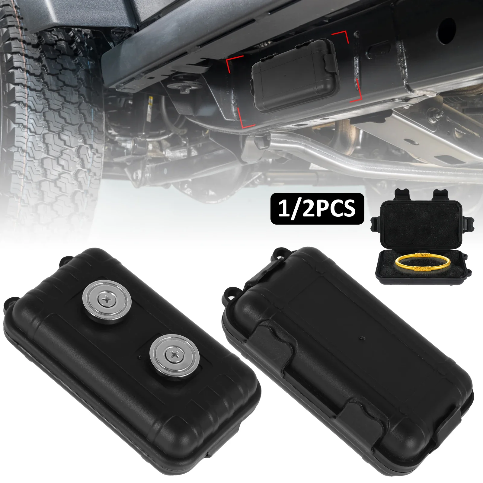 1-2-3Pcs-Magnetic-Key-Holder-Under-Car-Hide-Key-Box-with-Strong-Magnet ...