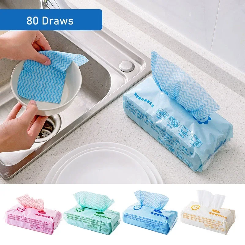 80pcs-pack-Kitchen-Cleaning-Dish-Cloth-Non-woven-Fabric-Cloth-Cleaning ...