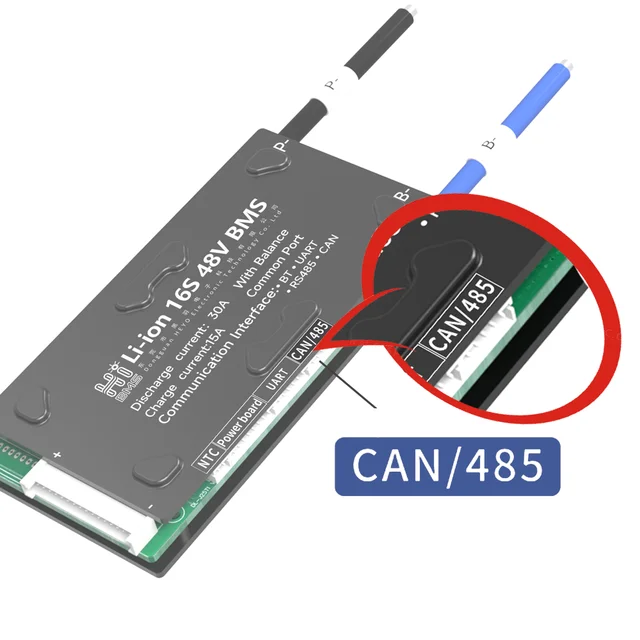 HIBMS smart bms Battery Accessories Parts Bluetooth USB to RS485 to ...