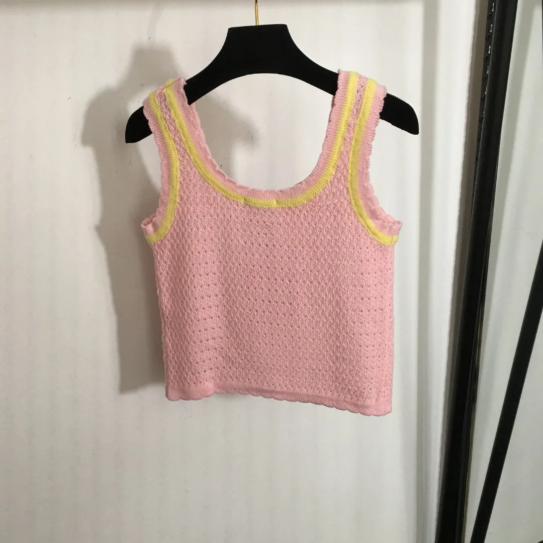 24-Summer-New-Woven-Embroidered-Lettering-Hollow-Knit-Halter-Sexy-Crop ...