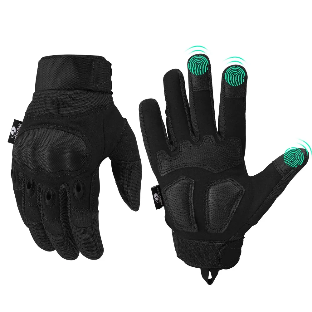 Tactical-Gloves-Military-Army-Shooting-Full-Finger-Glove-Black-Touch ...