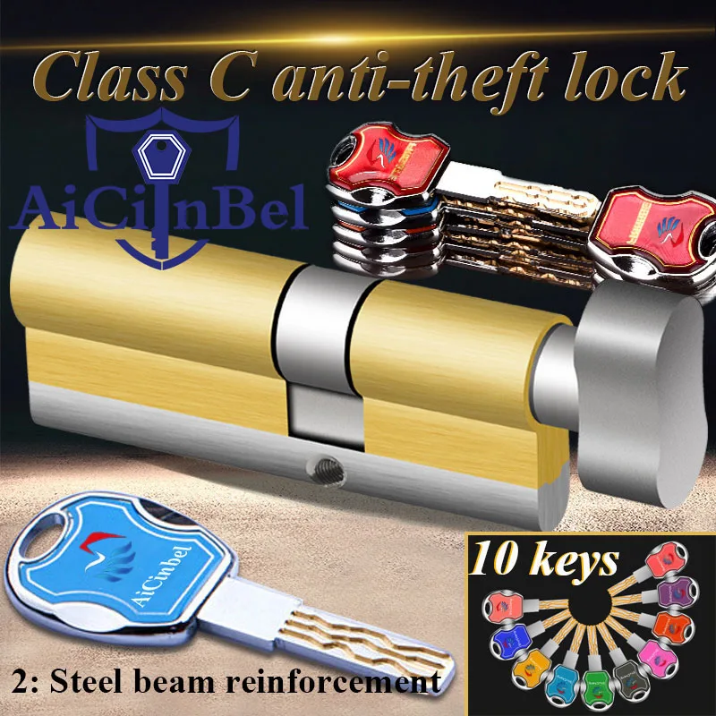 Lock Cylinder Cylinder | Security Door Cylinder | Copper Lock Cylinder ...