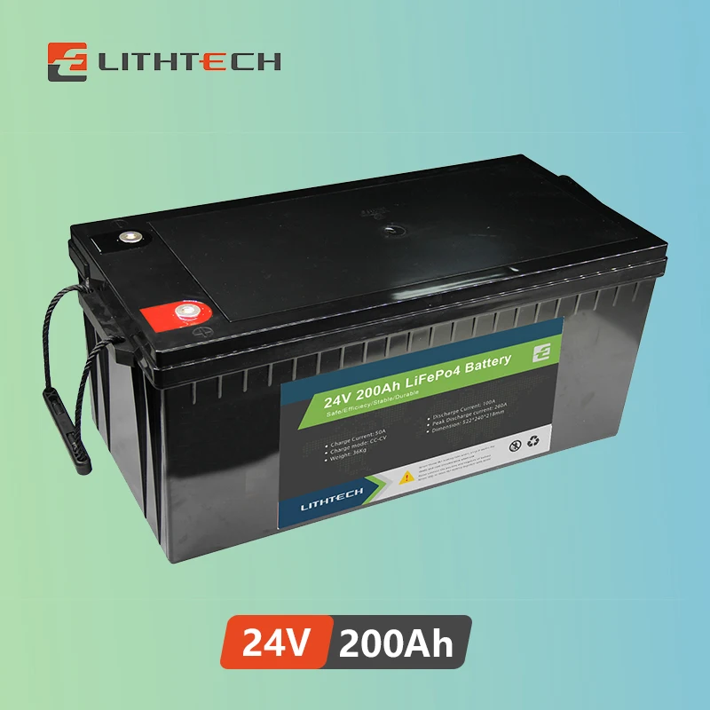 Lithtech-BMS-Deep-Cycle-Lifepo4-24v-200ah-Lithium-Ion-Battery-25-6v ...