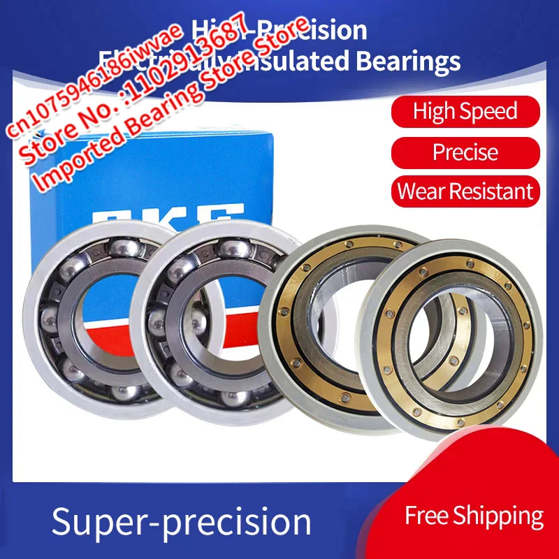 SKF-Sweden-Electrically-Insulated-Bearings-6314-6318-6332-6330-M ...
