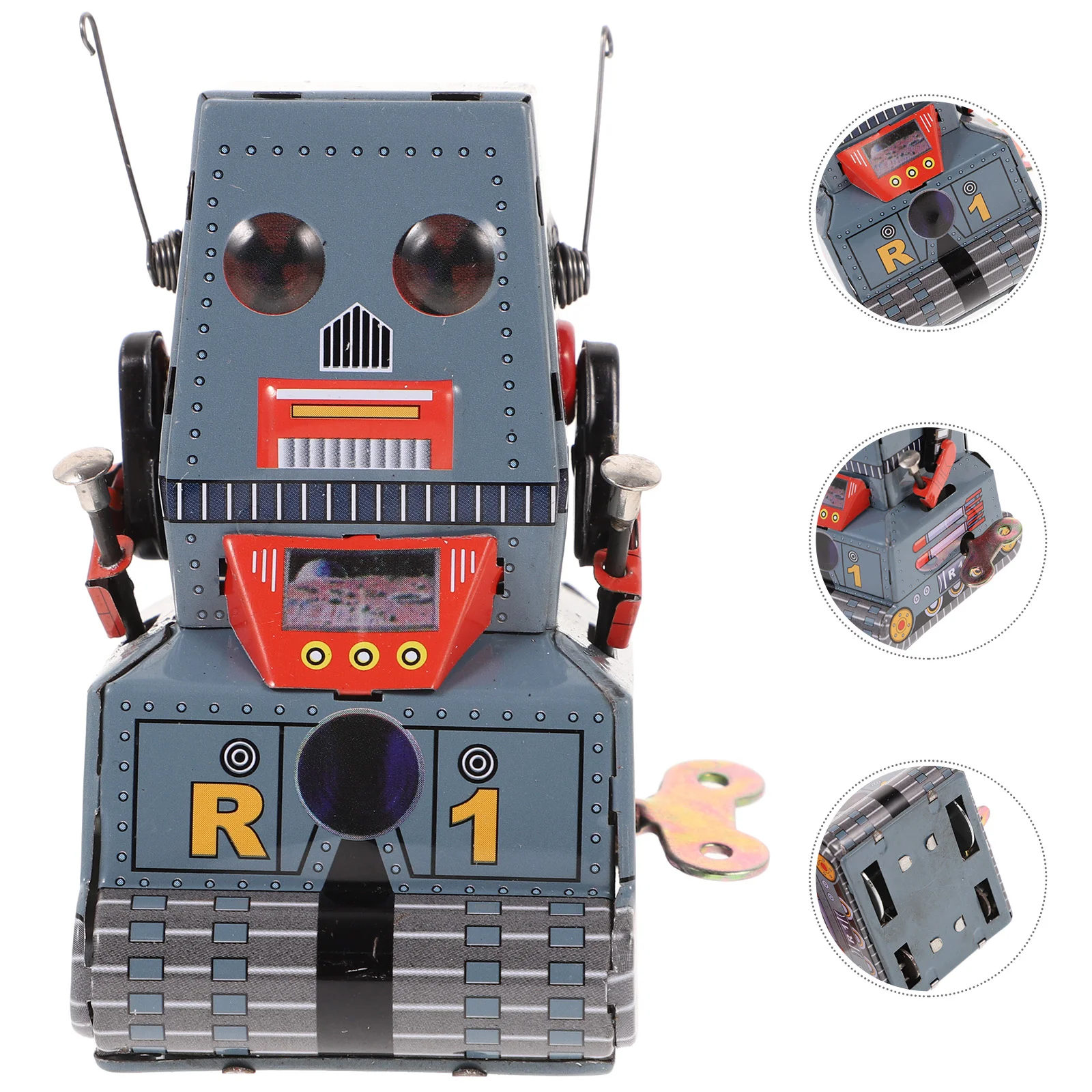 Clockwork-Toys-Wind-Walking-Robot-Vintage-Toys-Robot-Tin-Wind-up-Action ...