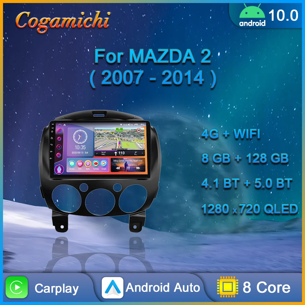 Android-Car-Radio-Multimedia-Video-Player-Para-MAZDA-2-Mazda2-2007-2008 ...
