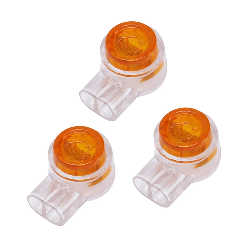 150-Pieces-Yellow-Button-Gel-Filled-Phone-Wire-Butt-Splice-UY-Connector ...