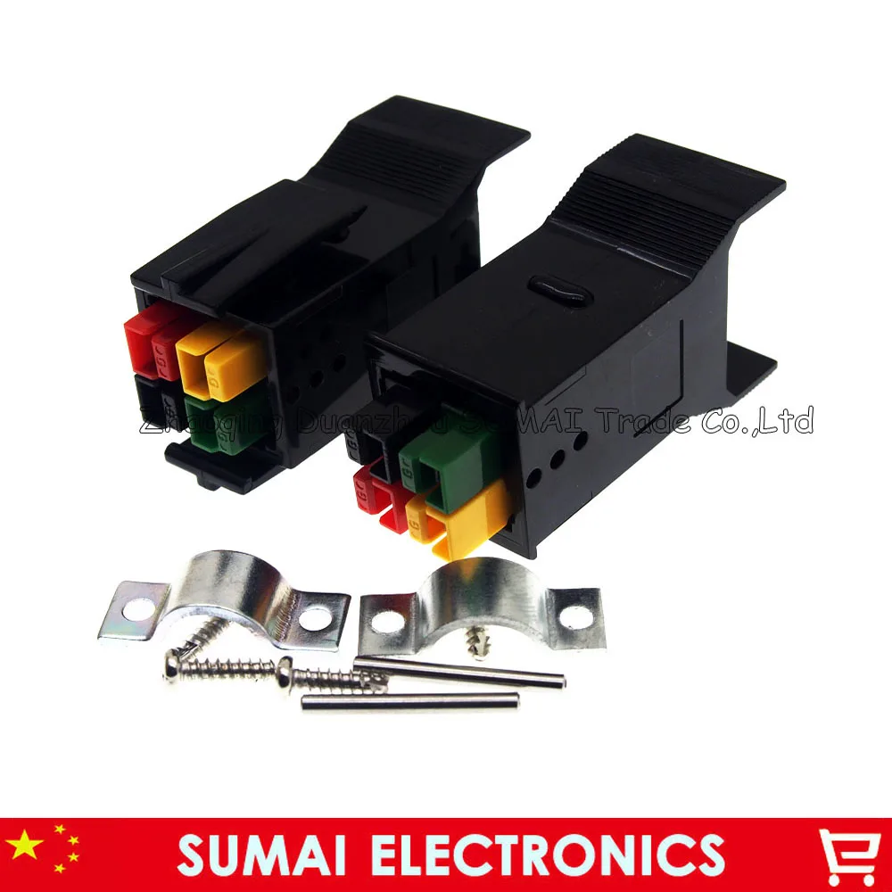 New-4-Pin-poles-30A-600V-PCB-Power-Connector-module-Battery-Plug-socket ...