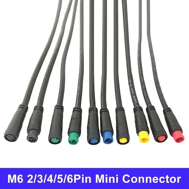 Waterproof M6 Connector Male Female 2/3/4/5/6 Pin Sensor Connection ...