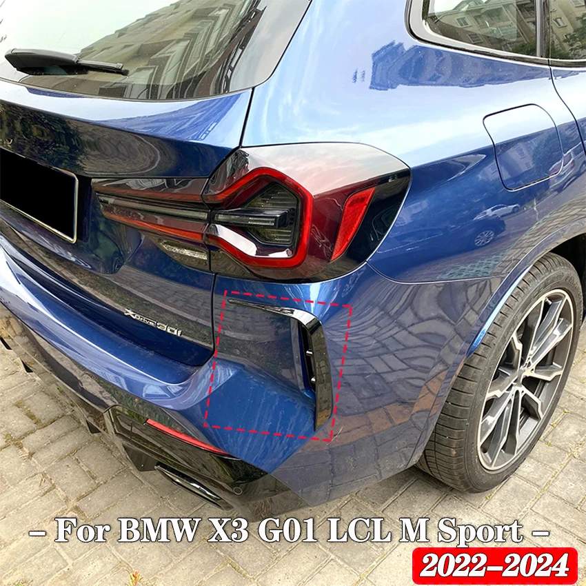 Car-Rear-Bumper-Side-Spoiler-Lip-Splitter-For-BMW-X3-G01-LCL-M-Sport ...