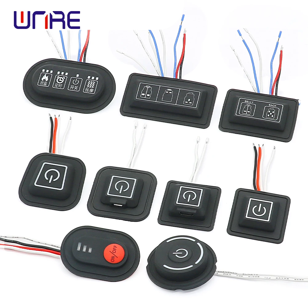 Silicone Push Button Switch Heated Vest Pants Gloves Electirc Heating ...